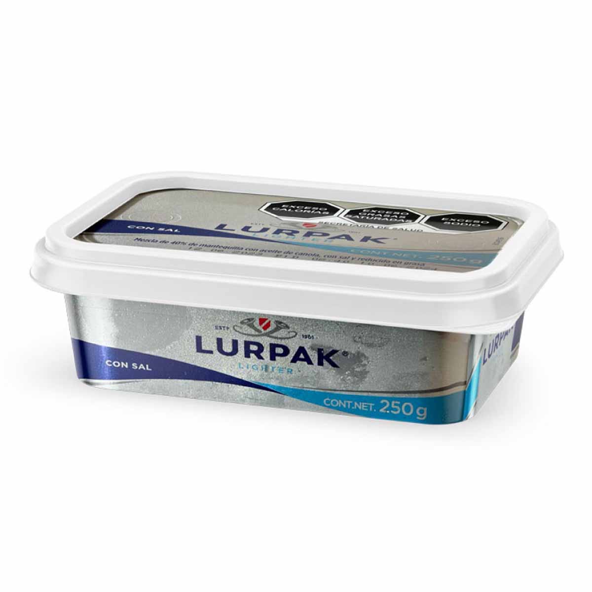 Mantequilla Untable Light con Sal Lurpak 250g | Chedraui