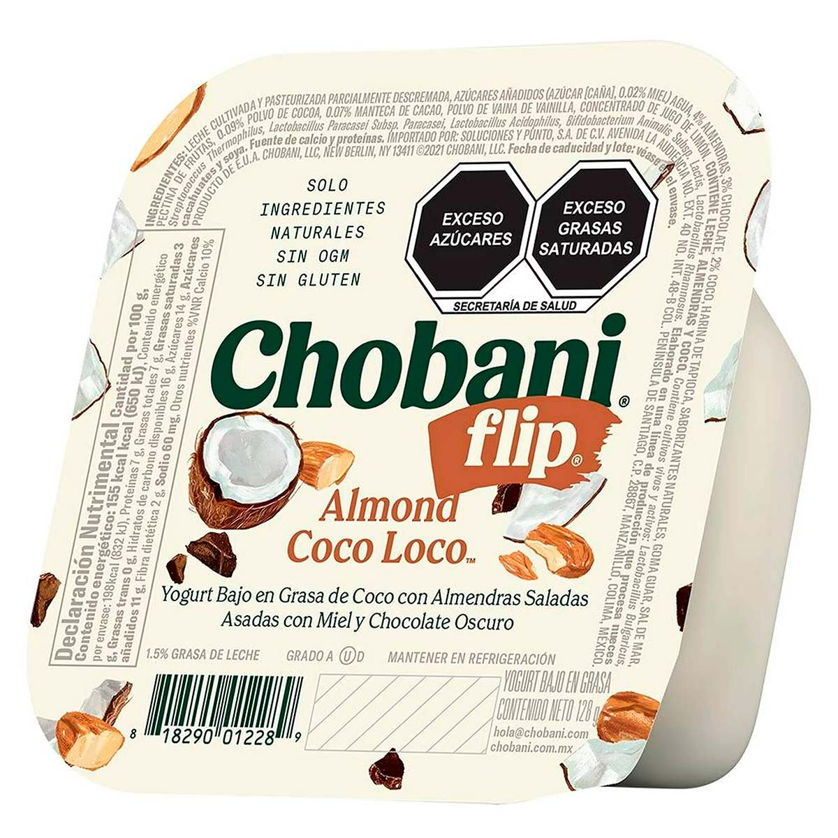 Yoghurt Chobani Batido Flip Coco Loco 128g | Chedraui