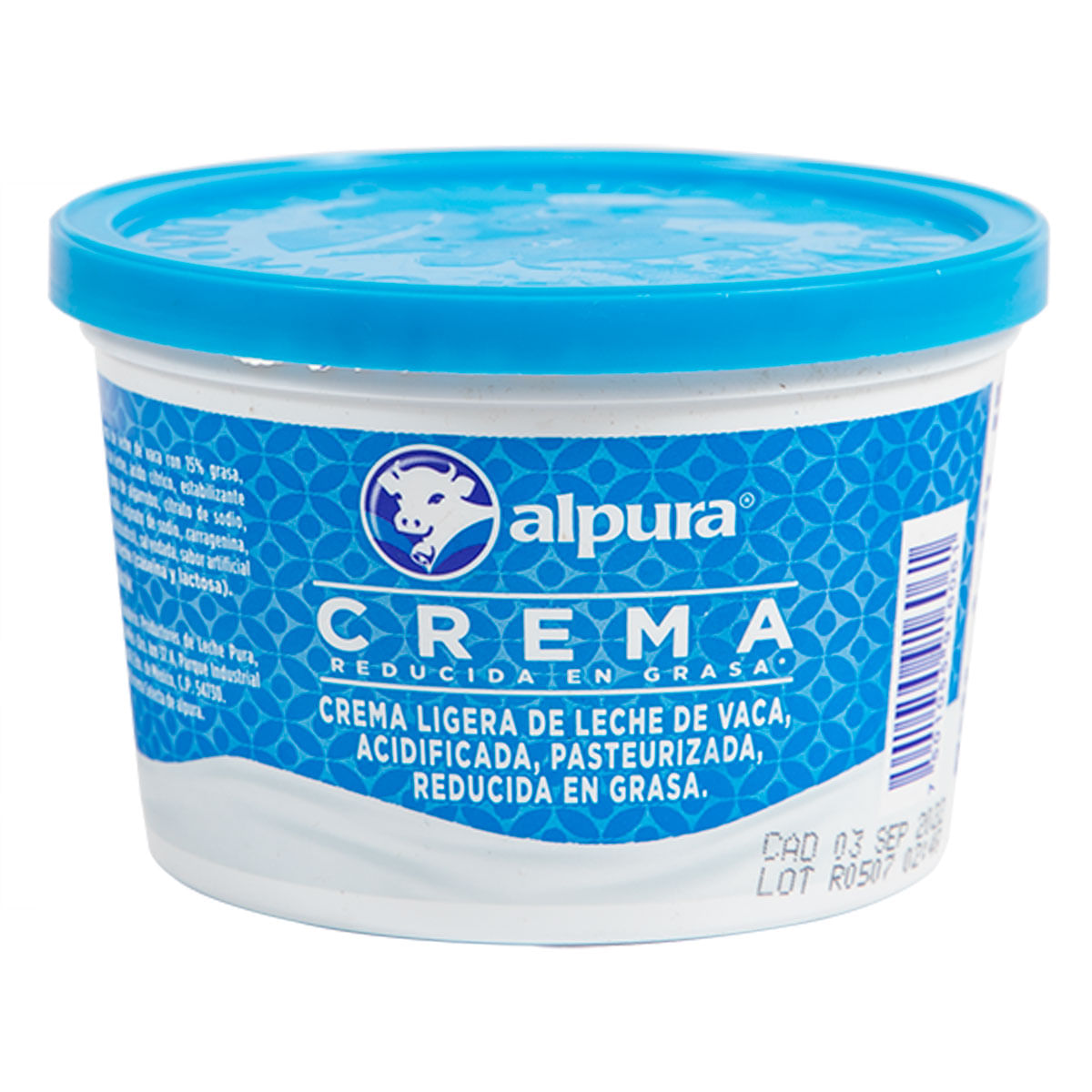 Crema Alpura Entera Reducida en Grasa 426ml | Chedraui