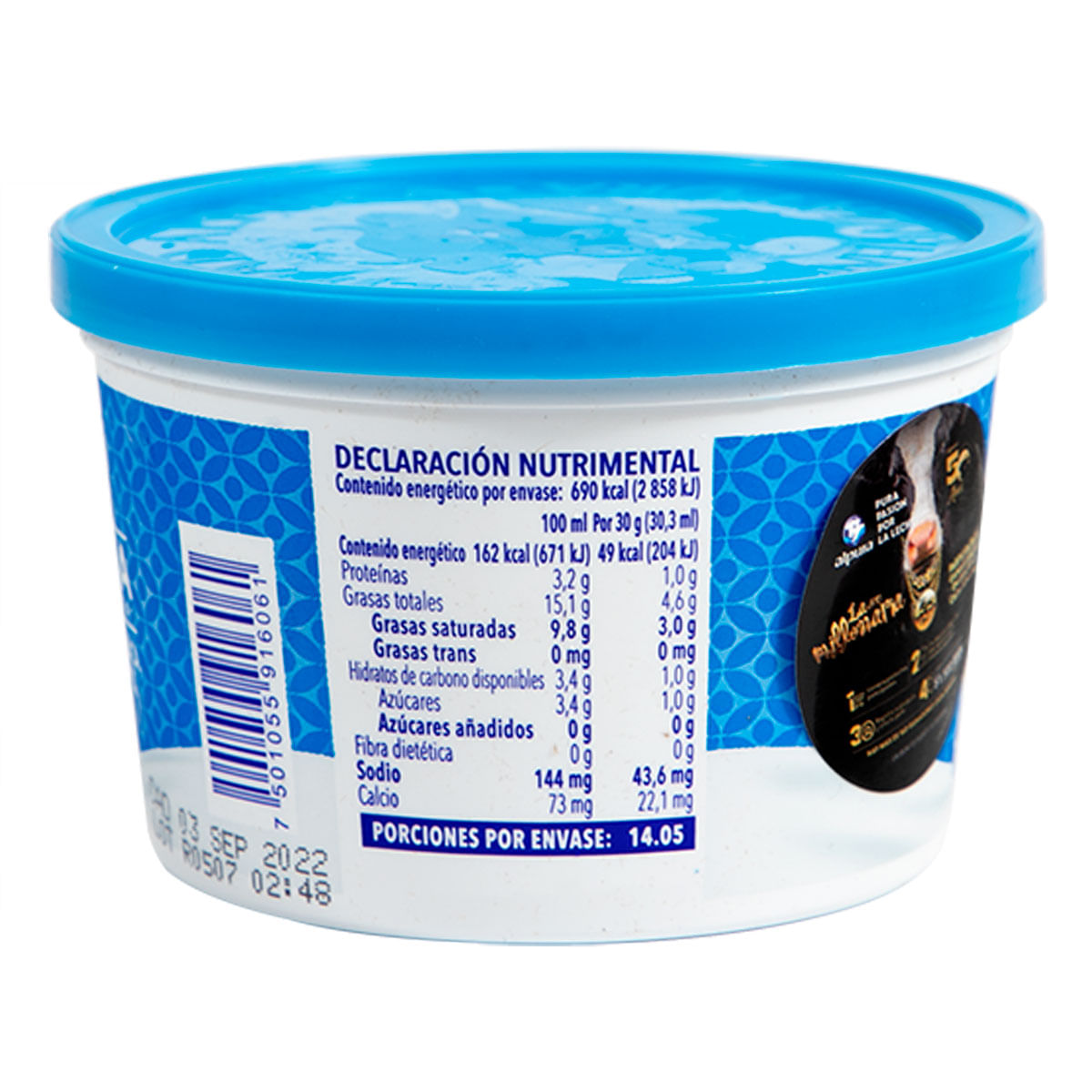 Crema Alpura Entera Reducida en Grasa 426ml | Chedraui