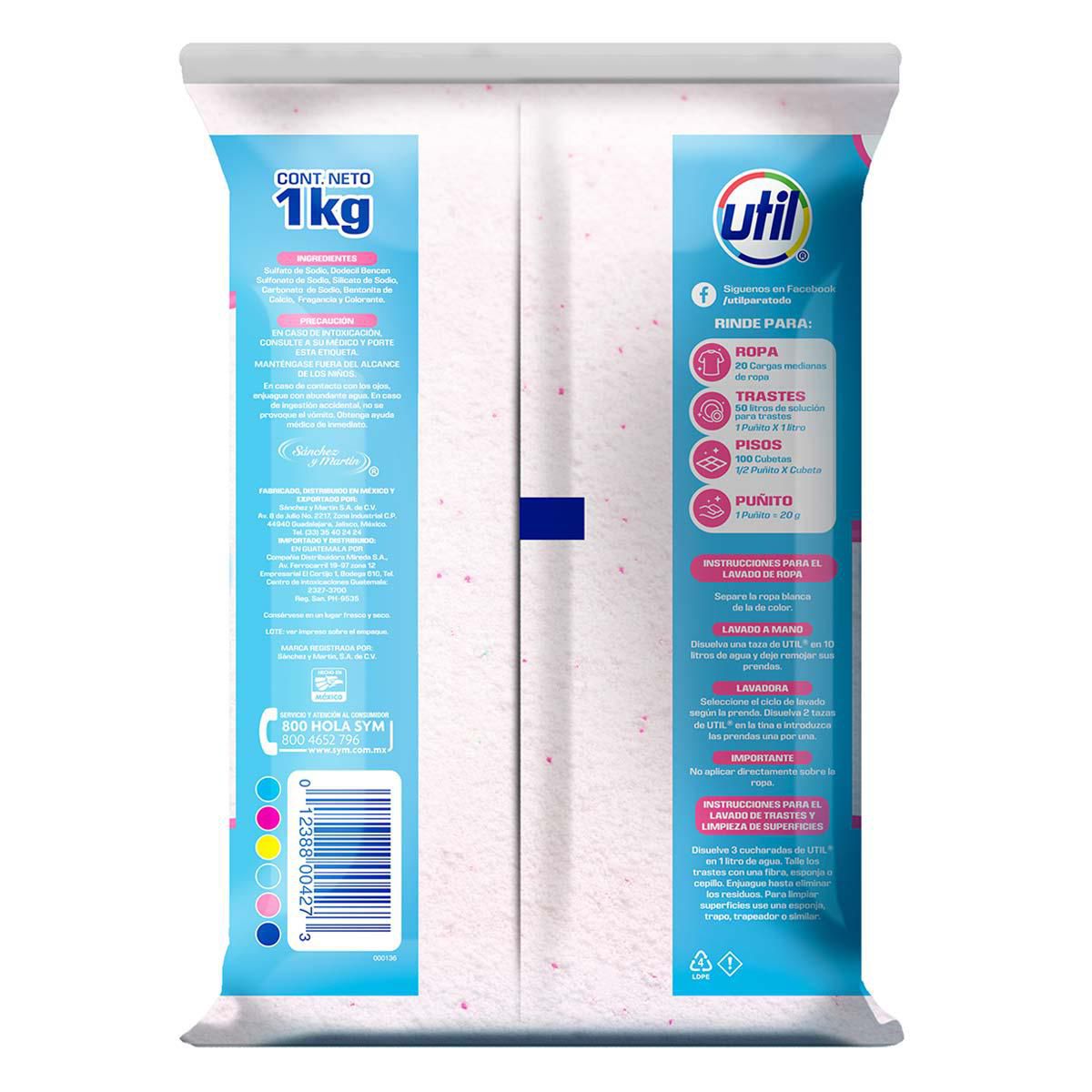 Detergente en Polvo Util Multiusos Frescura Primaveral 1Kg | Chedraui