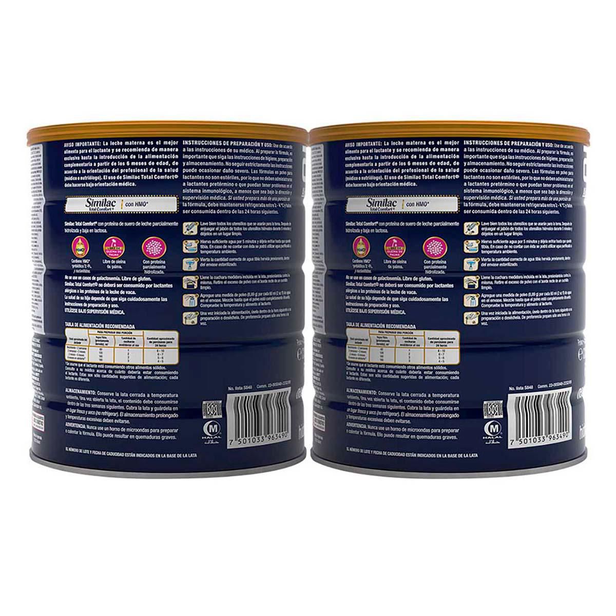 Fórmula Láctea Similac Confort Total 0-12 meses 1.6kg | Chedraui